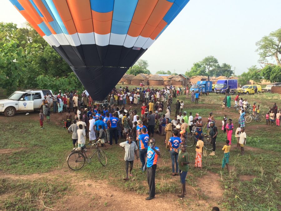 Volgende fase Ghana-project – Cameron Balloons België